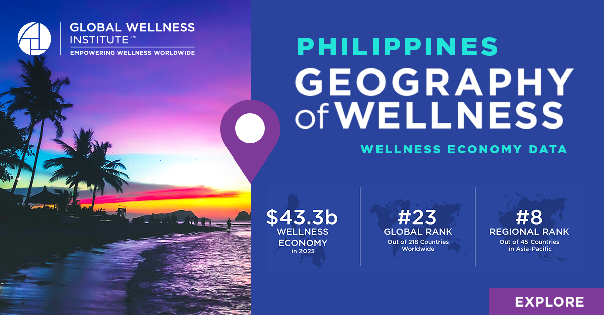 New research from the Global Wellness Institute on the Philippines ...